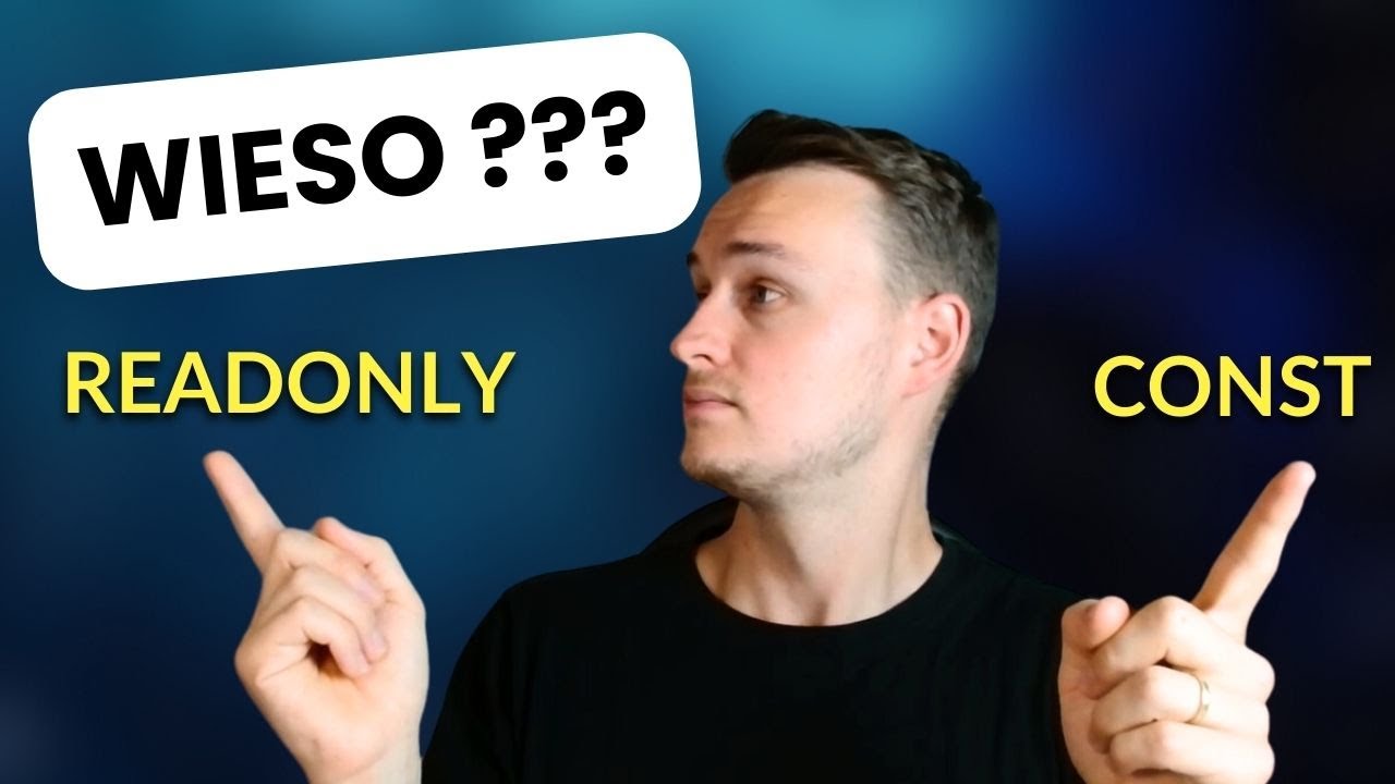 Zu schwer? 😰 Der Unterschied zwischen Readonly und Const in C# - YouTube