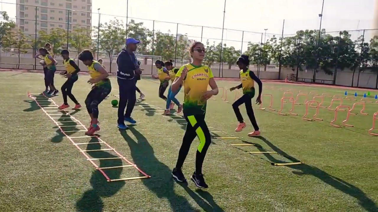 CHAMPION ATHLETIC -DUBAI. Genaral preparation Athletic training - YouTube