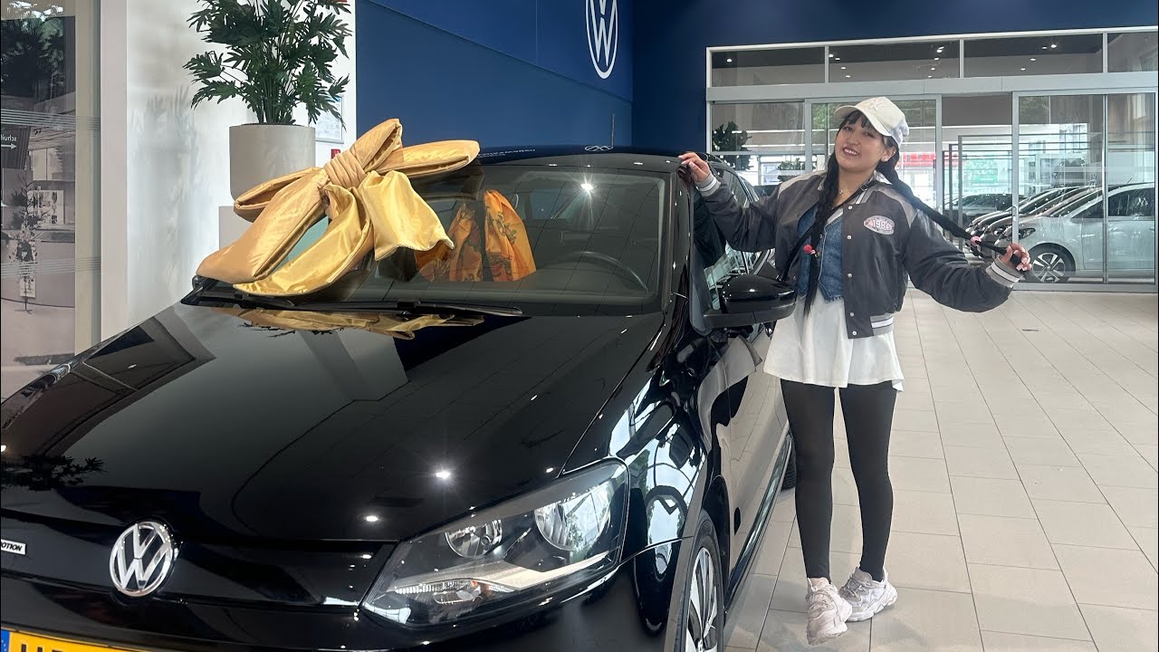 We bought a new car so what they gifted ,after we are celebrating with ...