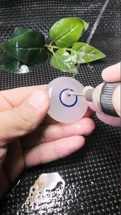 Jade agate stone carving Jewelry DIY 78 - YouTube