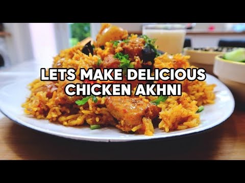 Easy Chicken Akni Recipe with Subtitles | Ramadan Recipes | Cook with Anisa | Indian Cooking