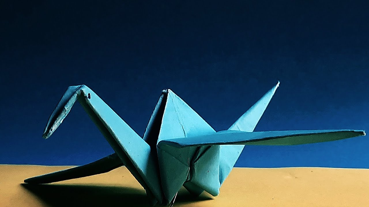 how to make paper crane || origami crane making tutorial || easy ...