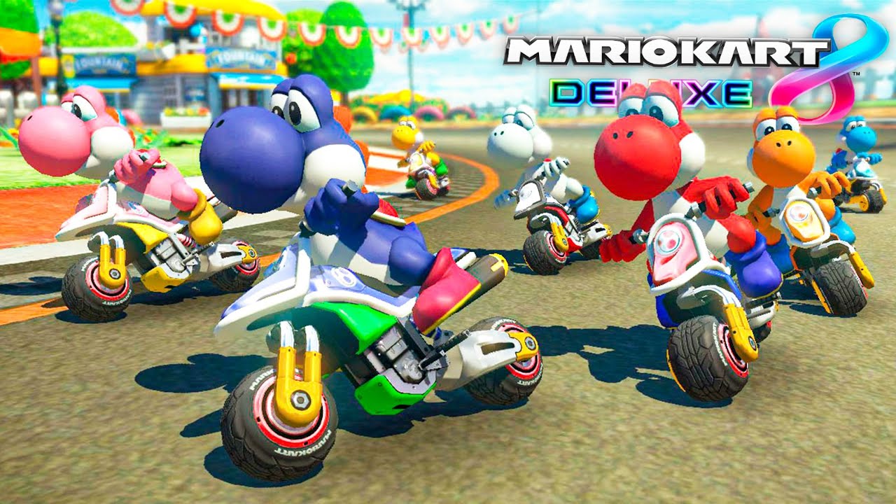 Jugando con TODOS los YOSHI de COLORES que EXISTEN en MARIO KART 😲 ...