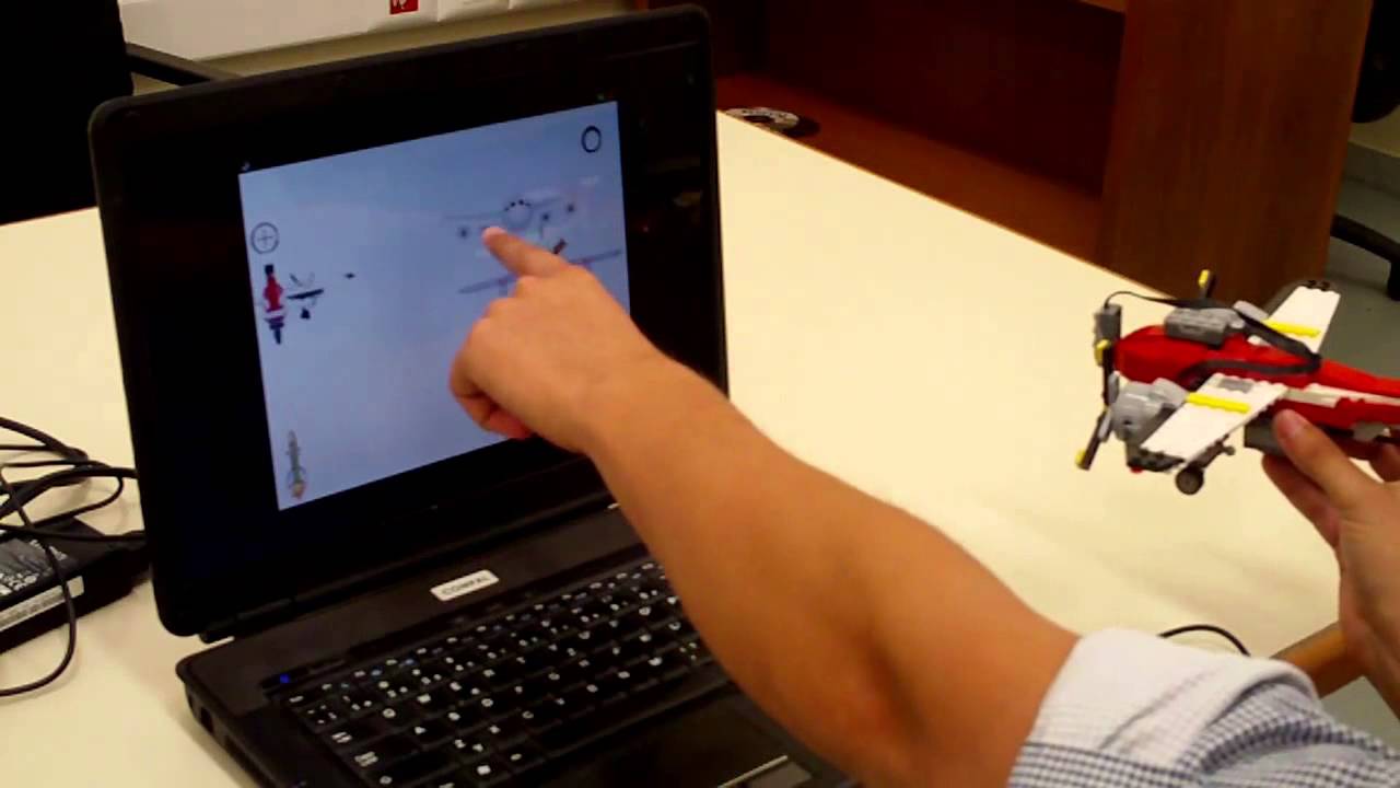 SCRATCH + LEGO WeDO airplane game - YouTube