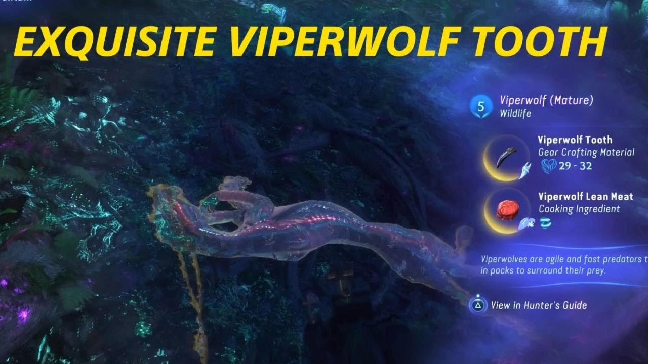 Avatar: Frontiers of Pandora - [EXQUISITE] Viperwolf Tooth Location ...
