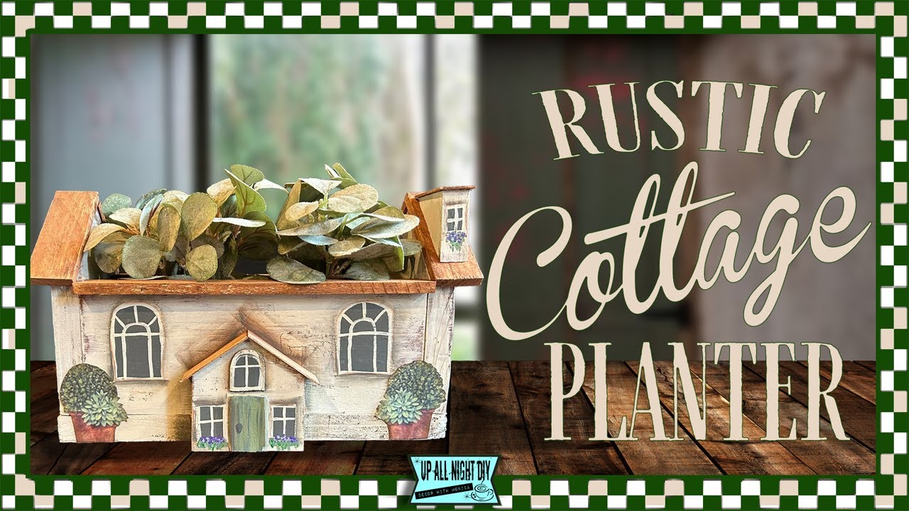 Rustic Garden Cottage From Scrap Wood - YouTube
