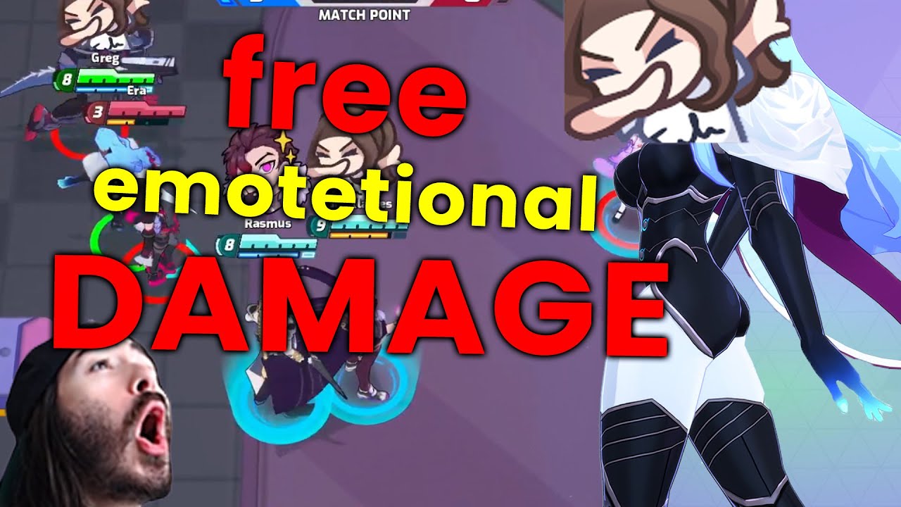 Spamming Free Emotes til we win in Omega Strikers - YouTube