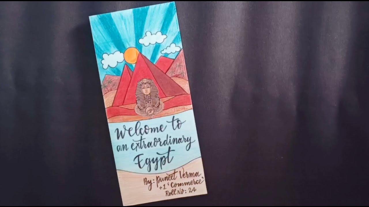 | Egypt travel brochure | School Projects | English | - YouTube
