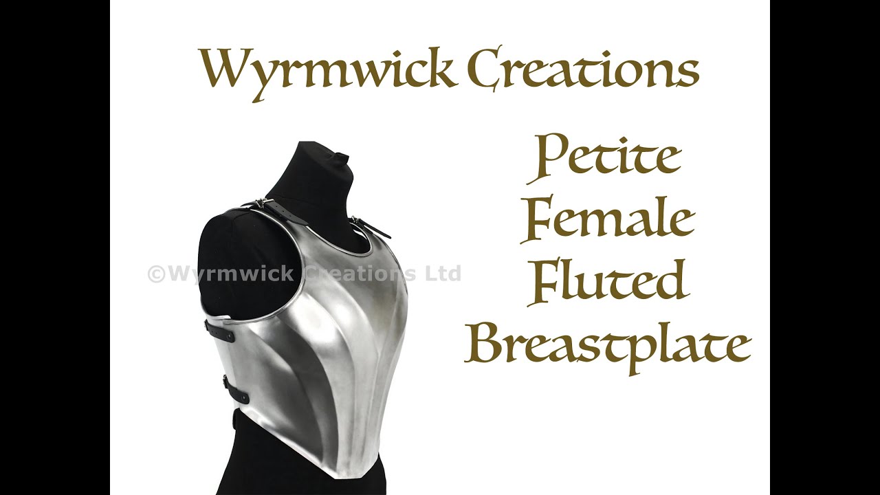 Female petite Fluted Breastplate | Fantasy Armour | Historical Costume ...
