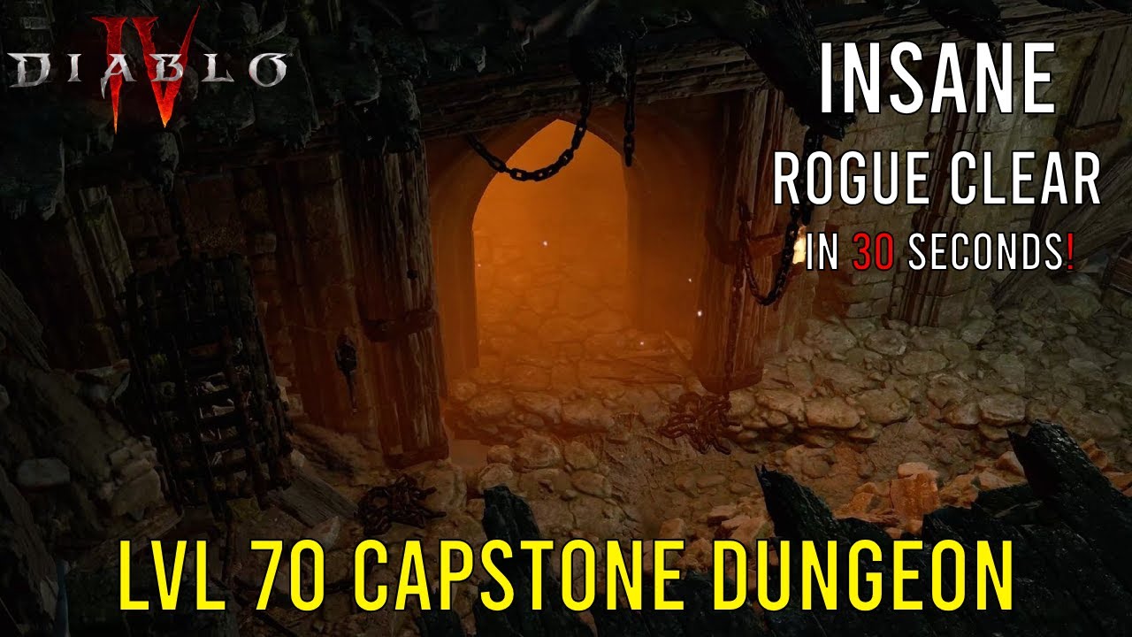 Diablo 4 Level 70 Capstone Dungeon cleared as a level 57 Rogue (Solo) # ...
