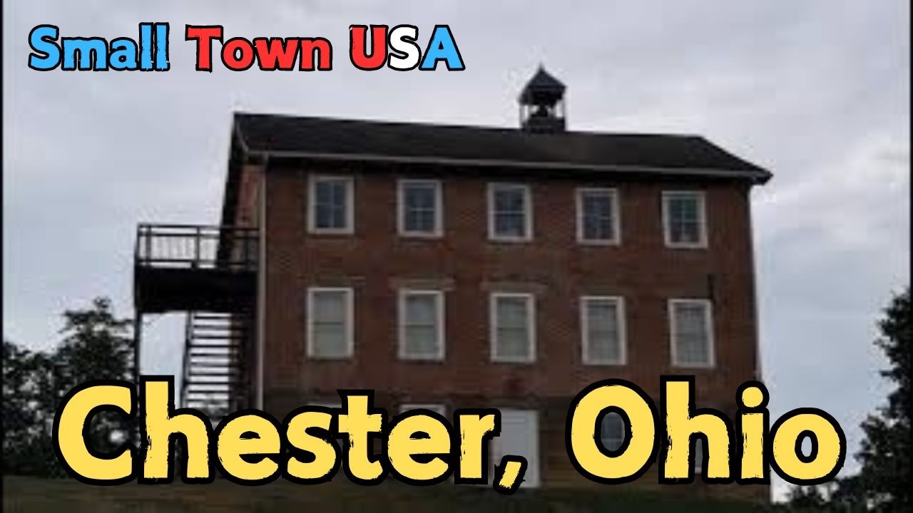 Driving Through Small Town Chester, OH: Oldest Standing Courthouse in ...
