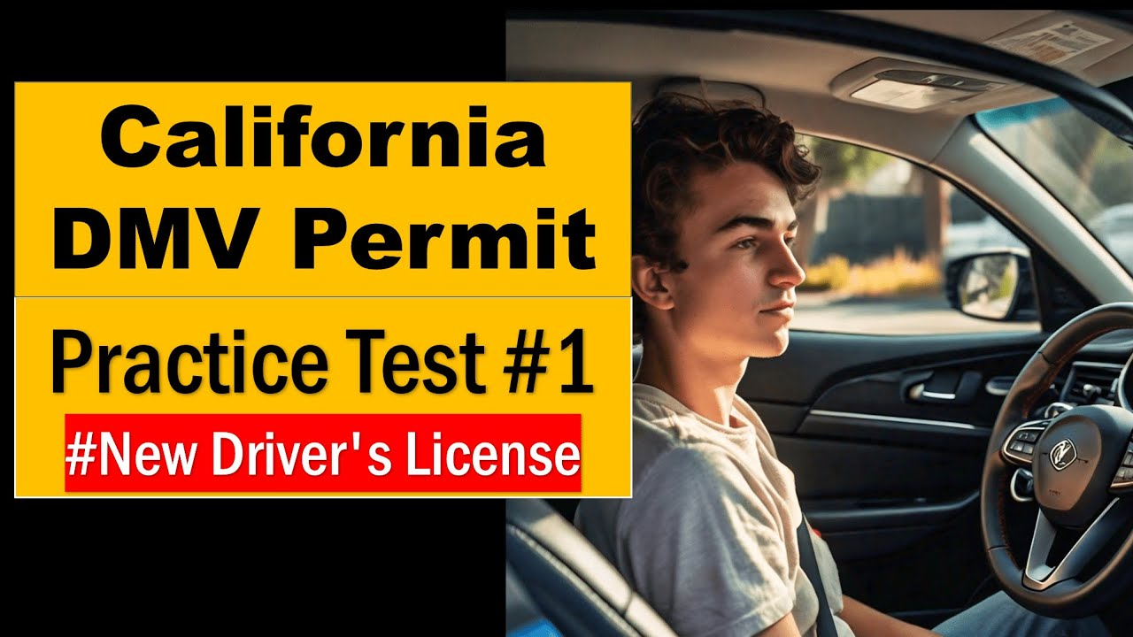 CA DMV Permit Practice Test 2024 for New Permit / Driver's License ...