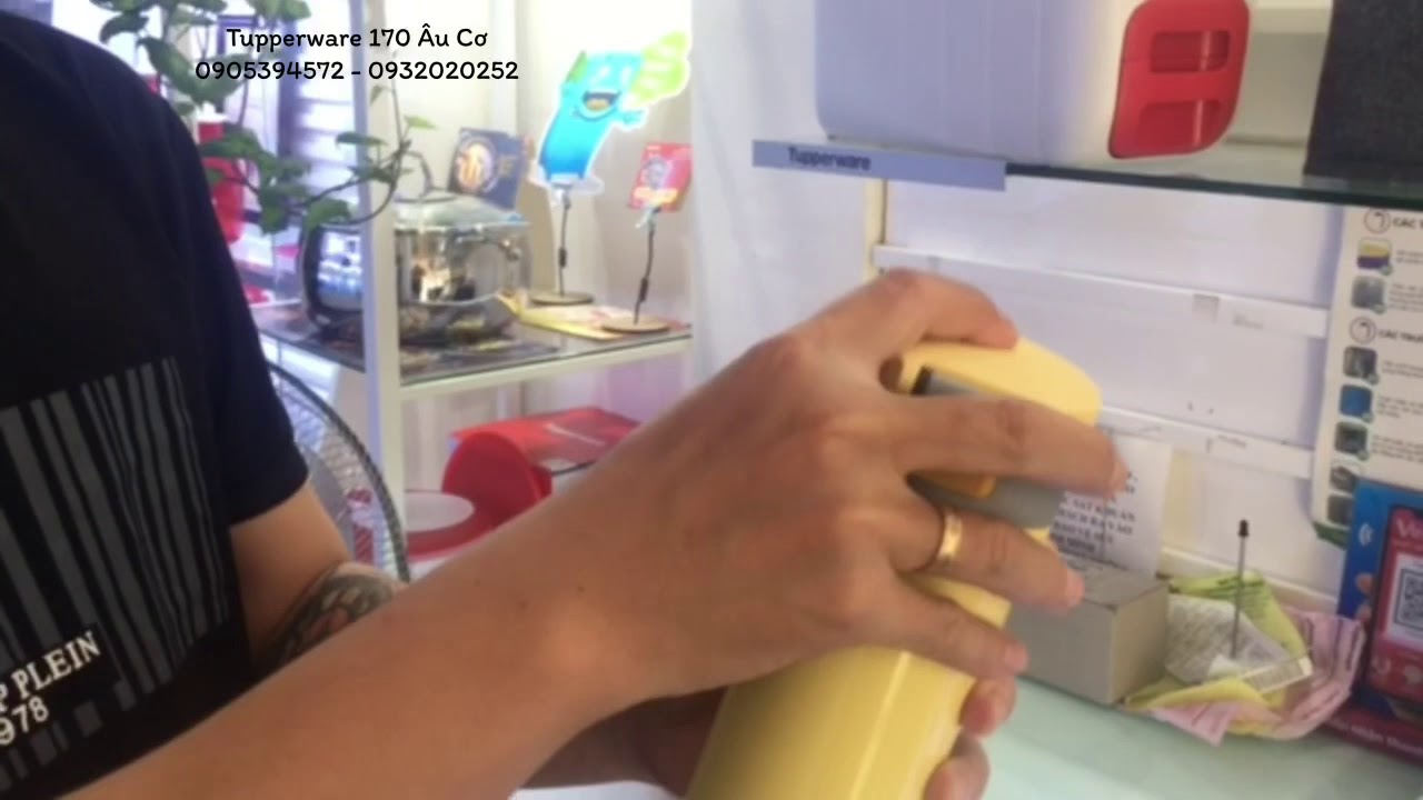 CÁCH MỞ BÌNH GIỮ NHIỆT TUPPERWARE EASY OPEN - TUPPERWARE 170 ÂU CƠ ...
