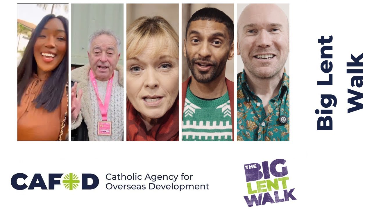 Ambassadors support CAFOD's Big Lent Walk | CAFOD - YouTube