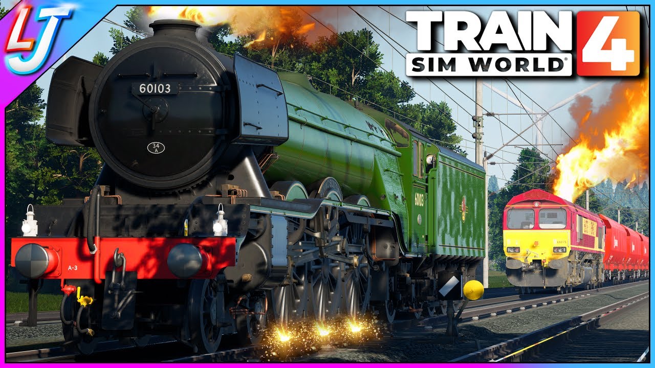 Train Sim World 4 - Can Scotsman Stop A RUNAWAY Class 66? - YouTube