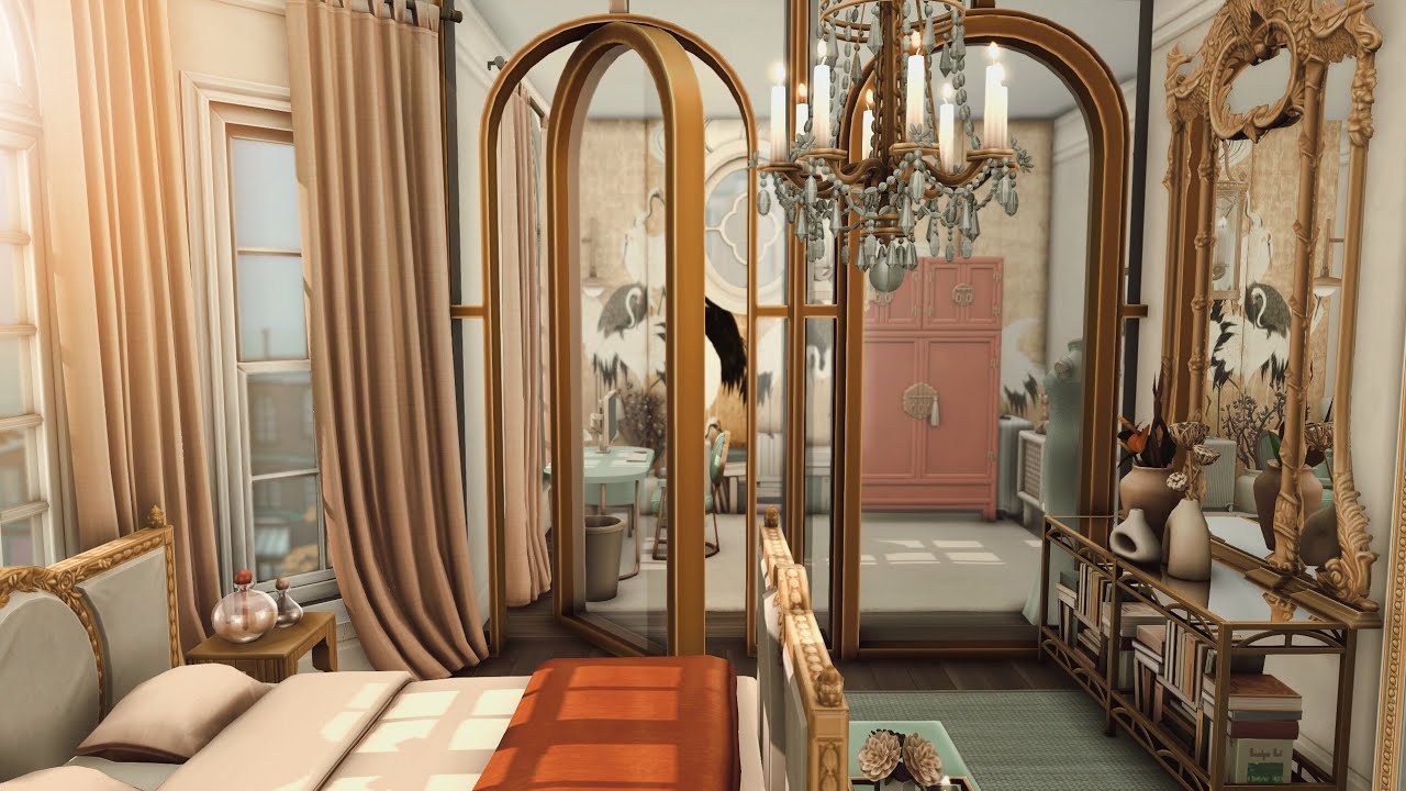 I've built a DESIGNER'S apartment in The Sims 4 || The Sims 4 Speed ...
