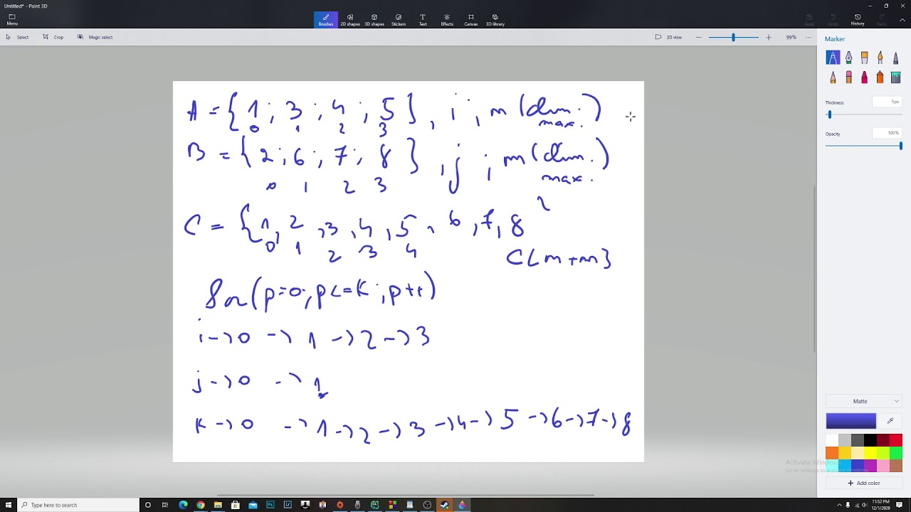 Pregatire Bac Informatica- Interclasare a doi vectori - YouTube