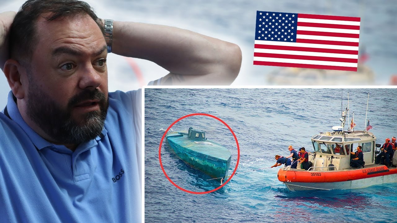 BRITS React to US COAST GUARD RAIDS a DRUG SUBMARINE and Then THIS ...