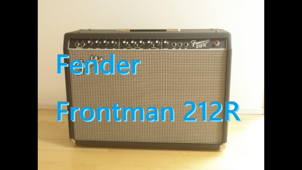 Fender Frontman 212R を使ってみた。試奏レビュー。サウンド、音質、音量などなど/フェンダー・ギターアンプ - YouTube