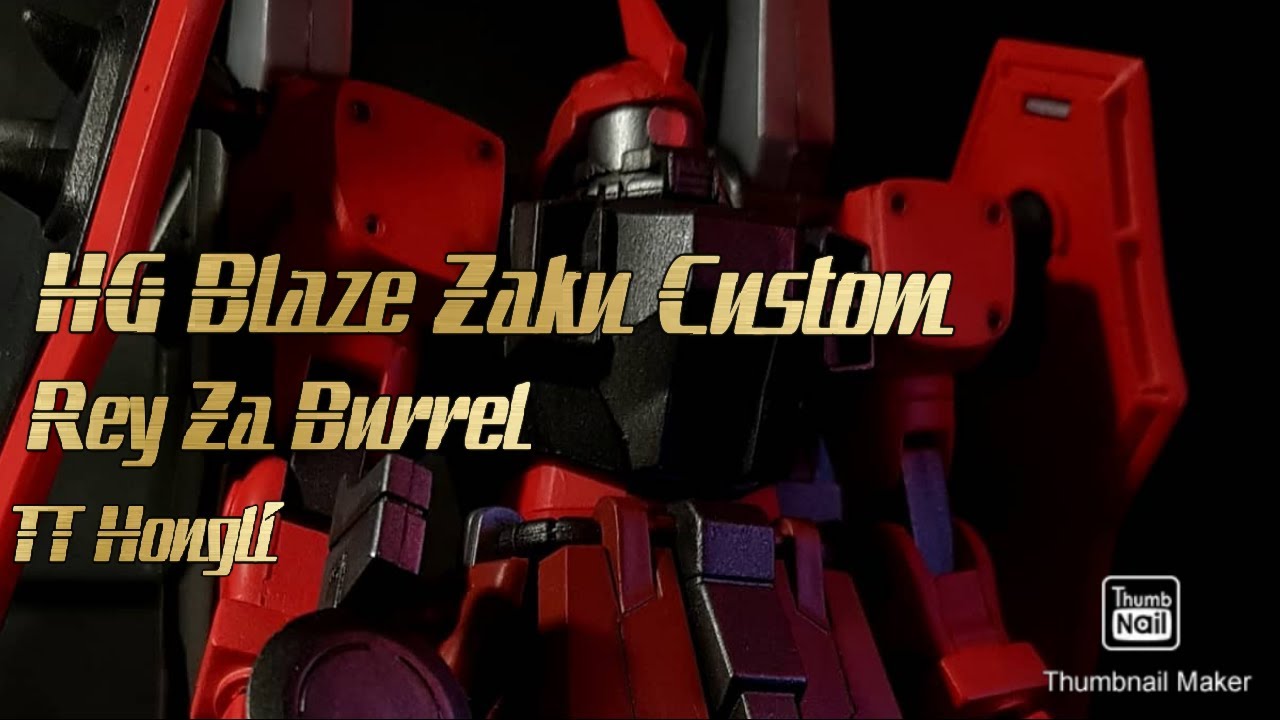 HG Blaze Zaku Phantom Custom (TT Hongli) - YouTube