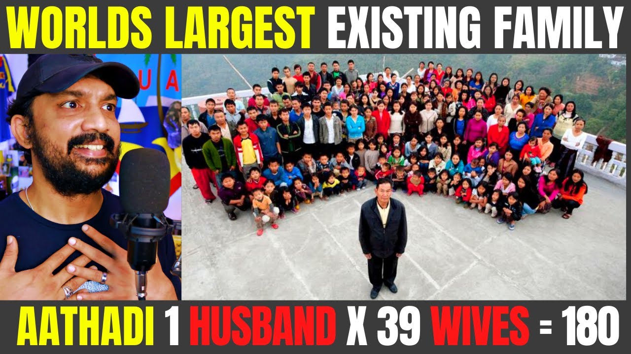 WORLD'S LARGEST EXISTING FAMILY | Mr Ziona Chana | India | Tamil ...