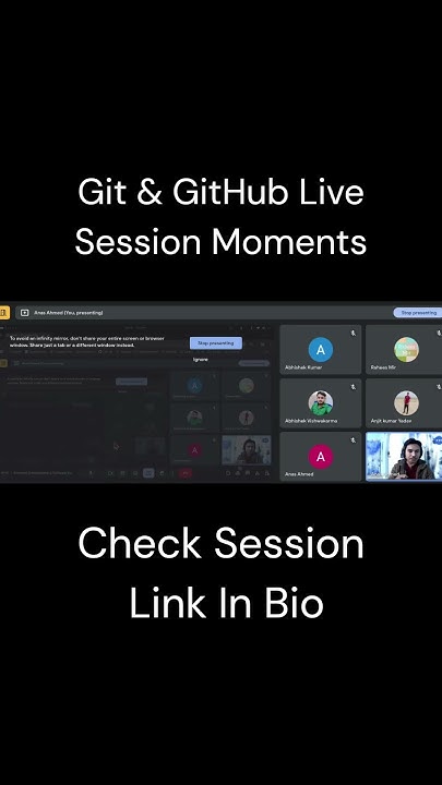 git github live session.Check Free live session link in comment below. - YouTube