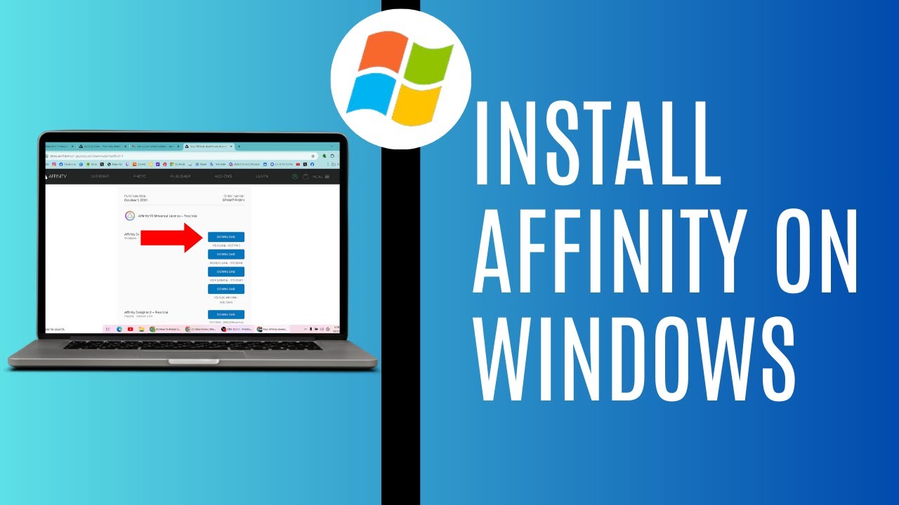 How To Install Affinity On Windows In 2024 - YouTube