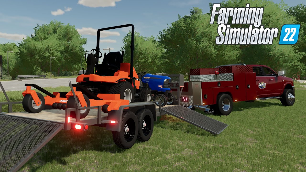 FS22 - STARTING My NEW LAWN CARE BUSINESS with RAM 3500 - MOD for ...