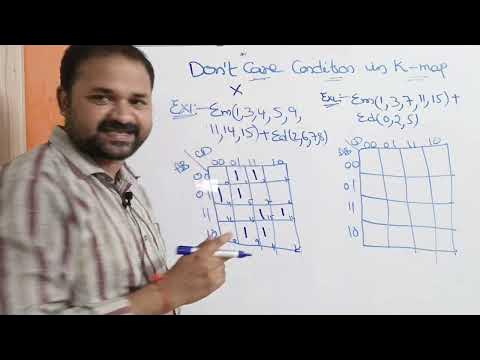 Karnaugh Map with Don't Cares || Don't Care Condition in K - Map Part 1 - YouTube