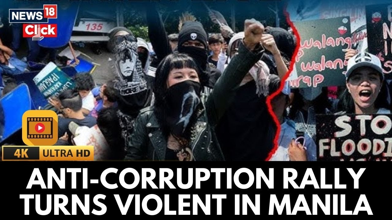 Protesters Clash With Manila Police During Anti-Corruption Rally ...
