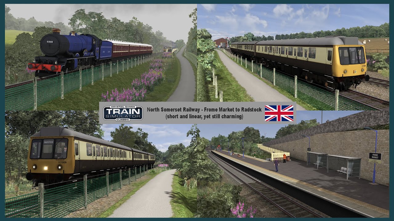 North Somerset Railway review ~ Train Simulator - YouTube