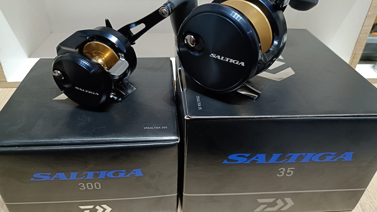 Unboxing reel OH terbaik, Saltiga 35 2025 dan Saltiga IC 300 2025 - YouTube