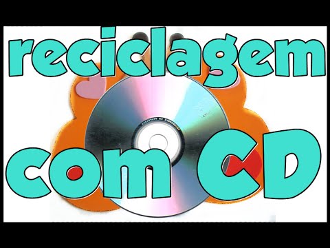 Como reciclar CDs artesanato para todas as idades - YouTube