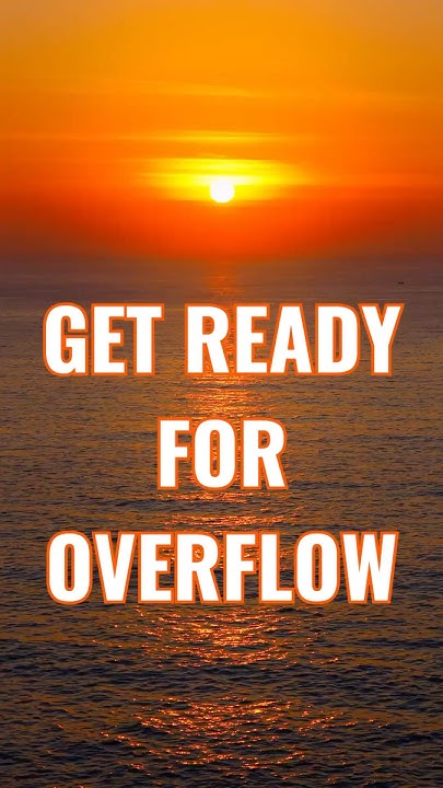 Are You Ready to Experience Divine Overflow in Your Life? - YouTube
