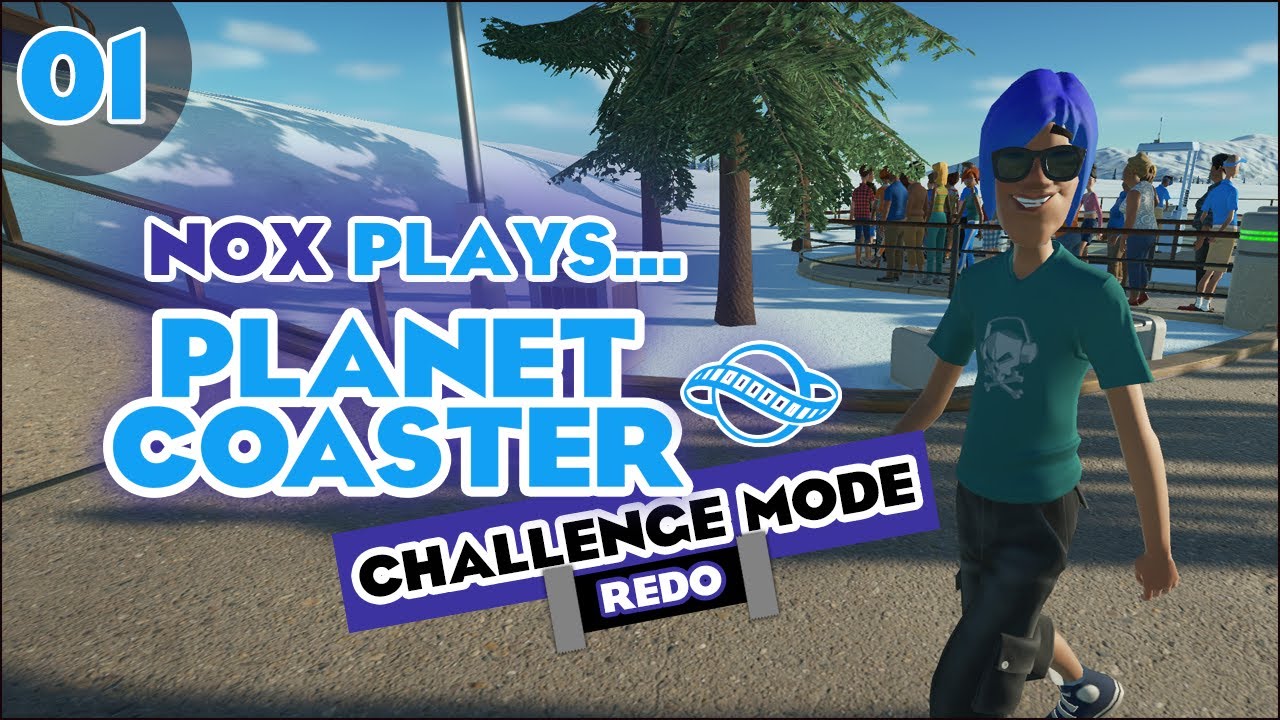Nox Plays... Planet Coaster: Challenge Mode (Redo) | Ep. 1: Compact ...