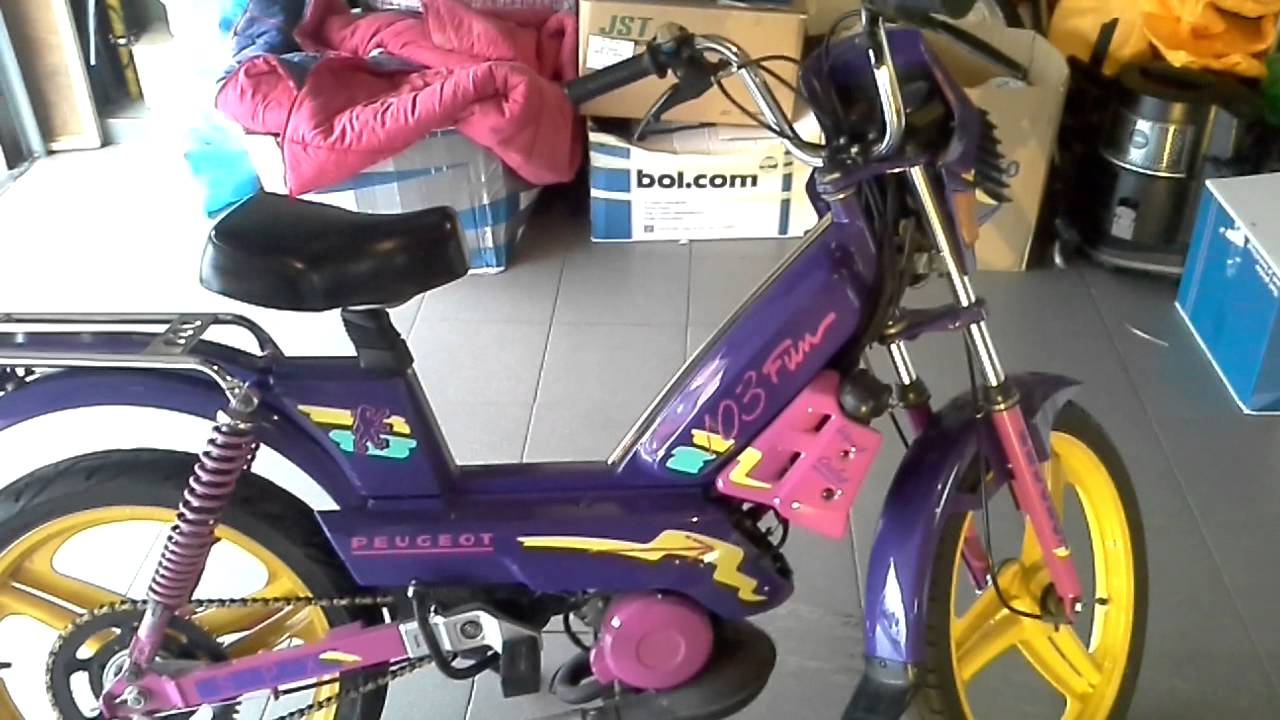 Peugeot 103 spx fun - YouTube