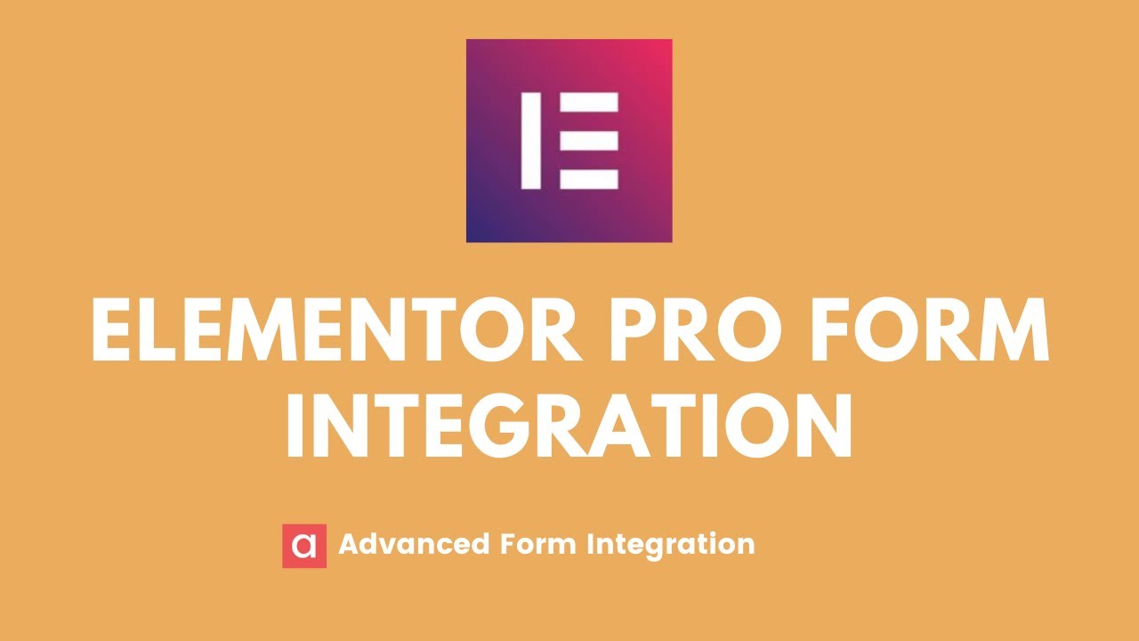Elementor Pro Form Integration | Advanced Form Integration - YouTube
