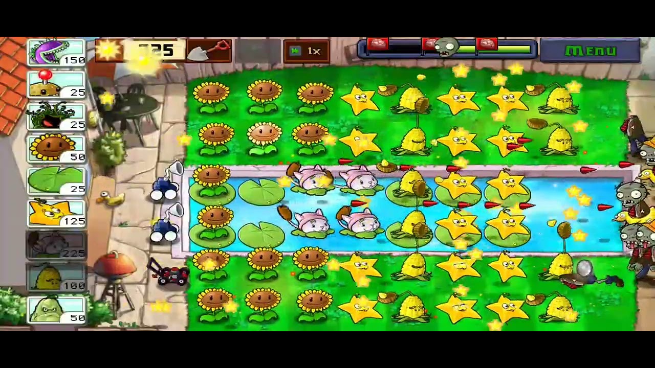 PVZ ADVENTURE 2 POOL LEVELS 1- 5 - YouTube