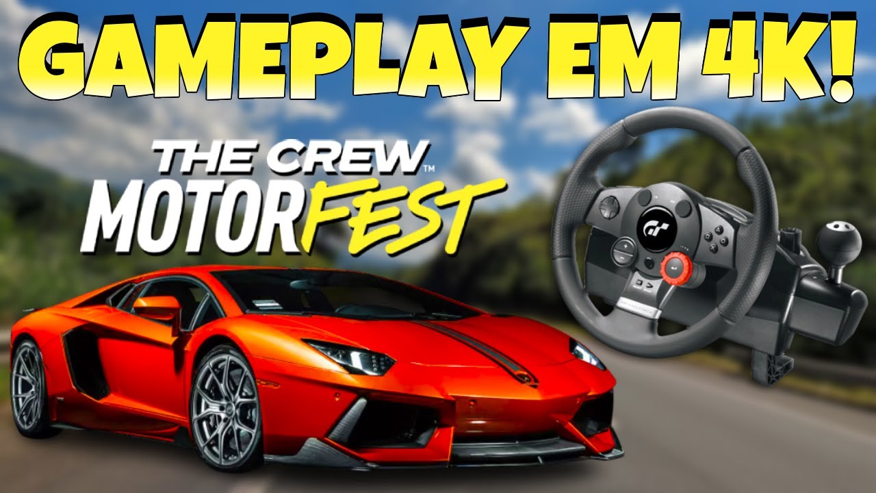 Teste Volante Logitech Driving Force GT The Crew MotorFest - YouTube