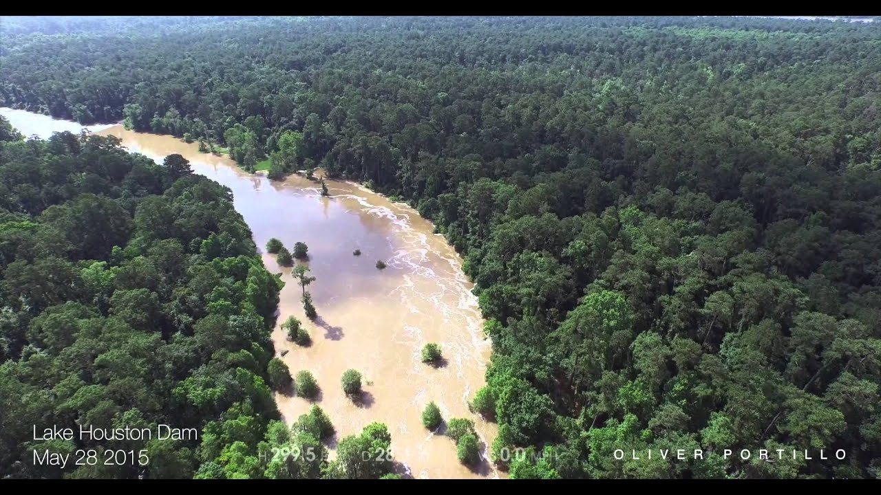 News Clip - Lake Houston Dam - YouTube