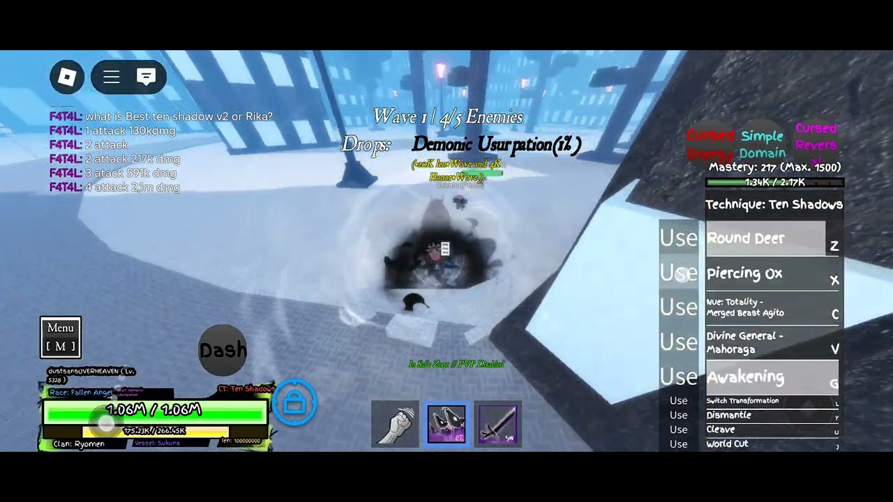 jujutsu legacy: what is Best ten shadow v2 or Rika - YouTube