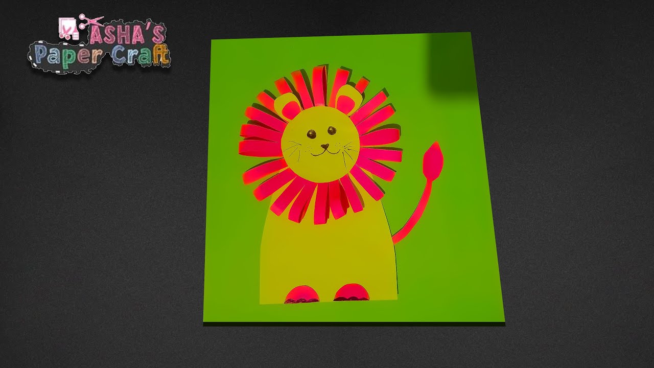 Easy DIY Paper Animal Craft for Kids VIDEO - YouTube