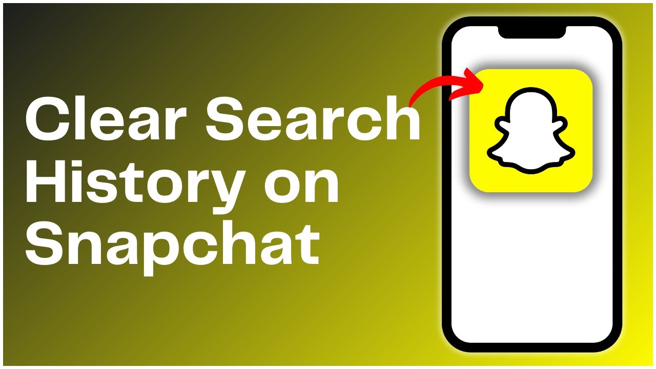 How To Clear Your Snapchat Search History 2024 - YouTube