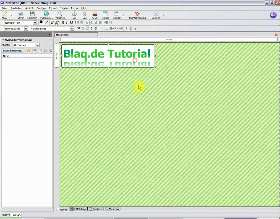 NVU Die ersten Schritte mit NVU dem kostenlosen HTML Editor - YouTube