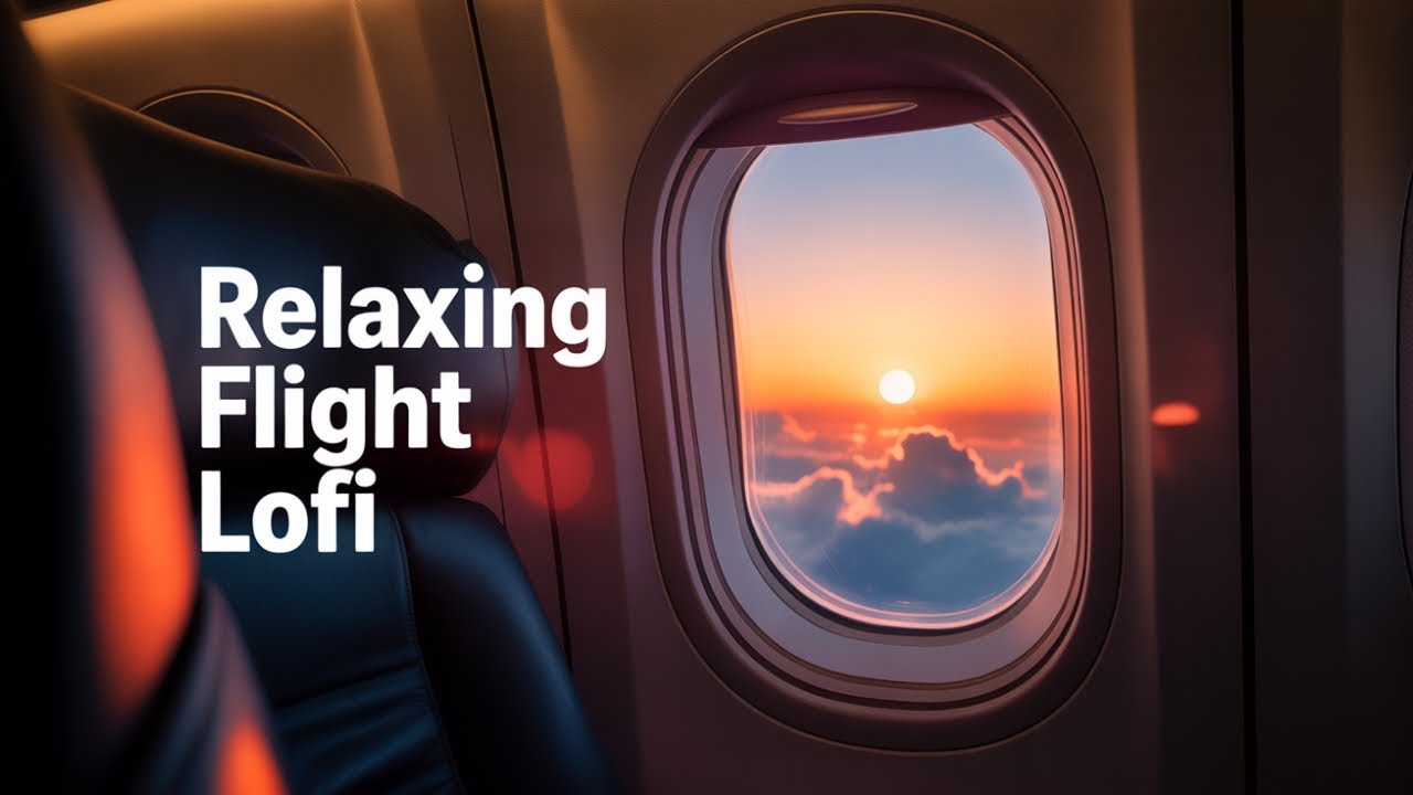 6 Hour Relaxing Lofi Plane Journey Mix – Perfect Travel Music for Sleep ...