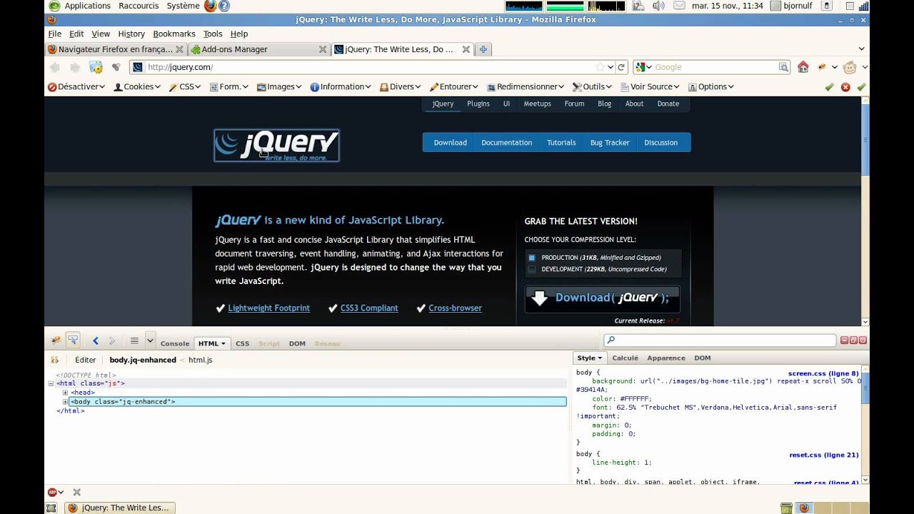 Outils - Firefox + addons - YouTube