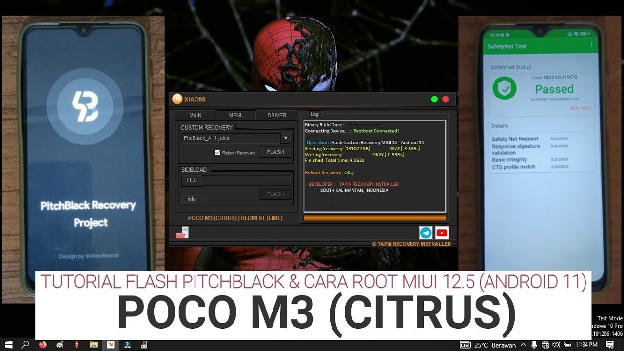 TUTORIAL FLASH PITCHBLACK & CARA ROOT MAGISK DELTA | POCO M3 | CITRUS | MIUI 12.5.9.0 | ANDROID ...