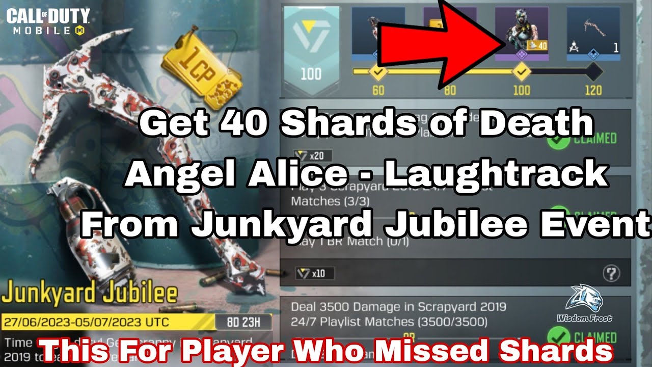 Get FREE 40 Shards of Death Angel Alice - Laughtrack From Junkyard ...