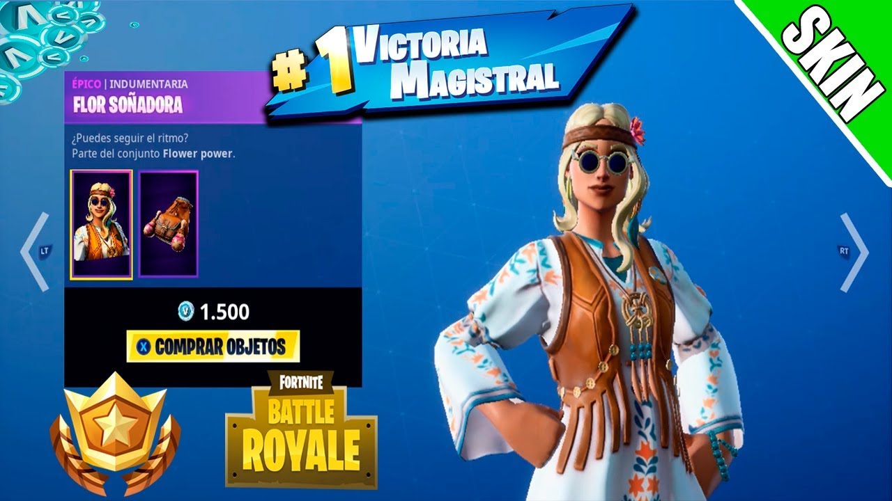 Nueva Indumentaria: Flor soñadora | Fortnite Battle Royale - YouTube