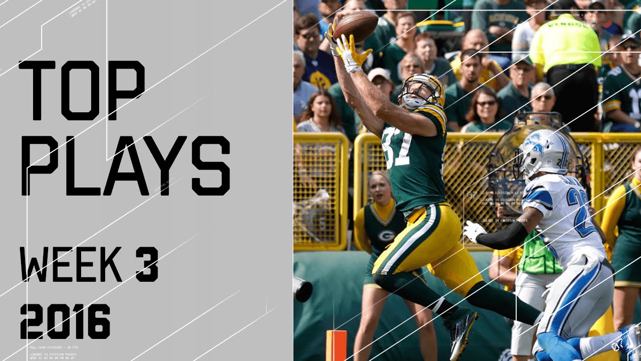 Top Plays from Week 3 | 2016 NFL Highlights - YouTube